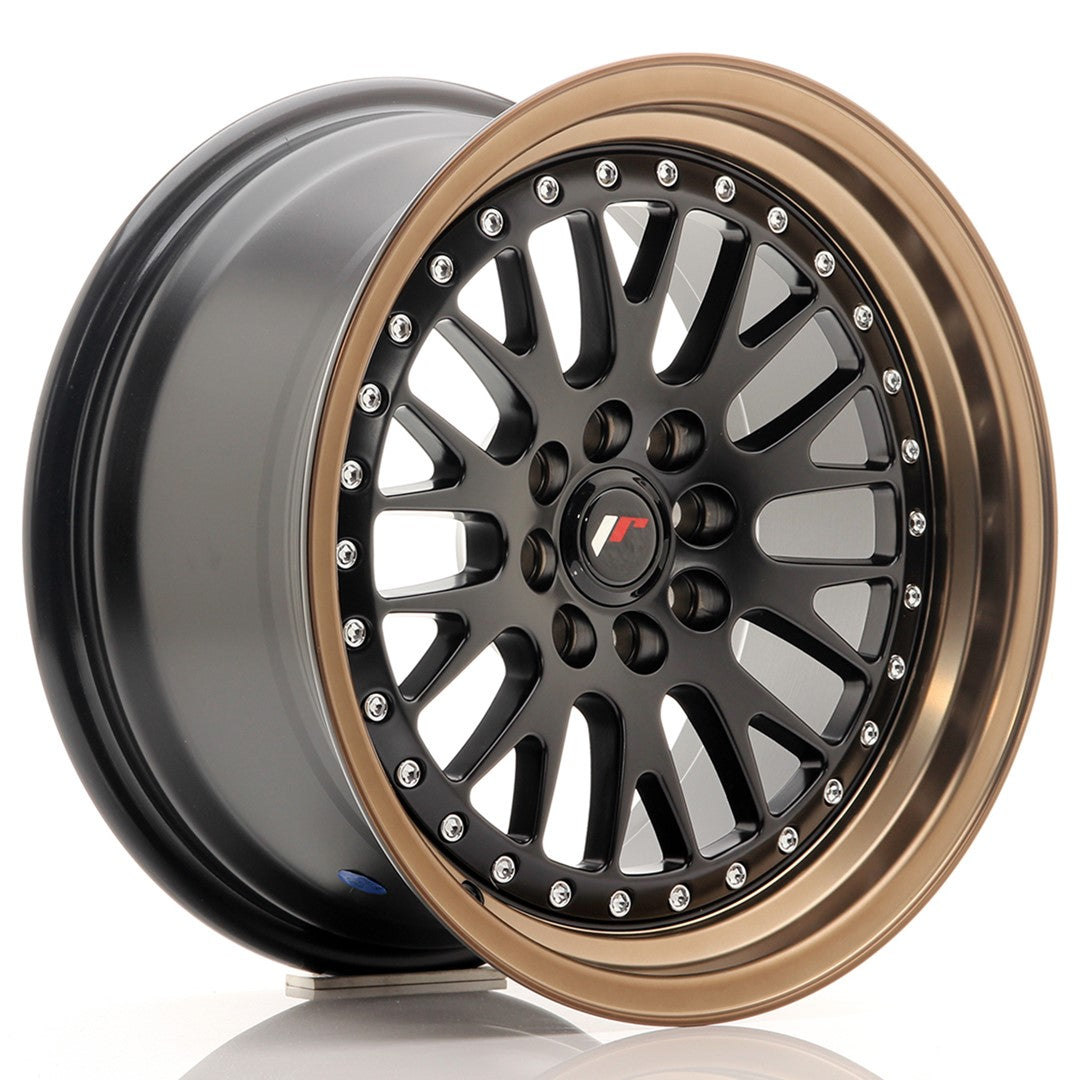 JR Wheels JR10 16x8 ET20 4x100/108 Matt Black w/Bronze Lip – MdS Tuning