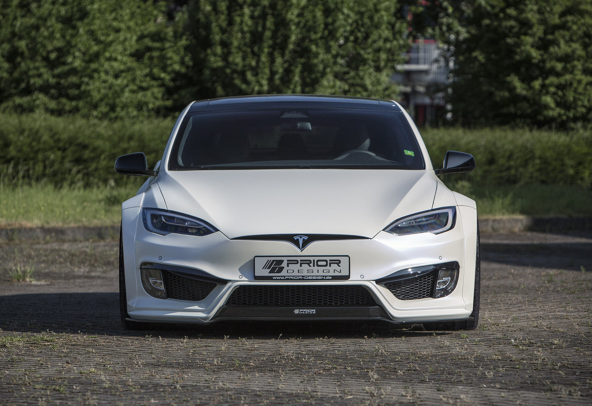 PD-S1000WB Front Bumper incl. Front Spoiler Lip for Tesla Model S [201 ...