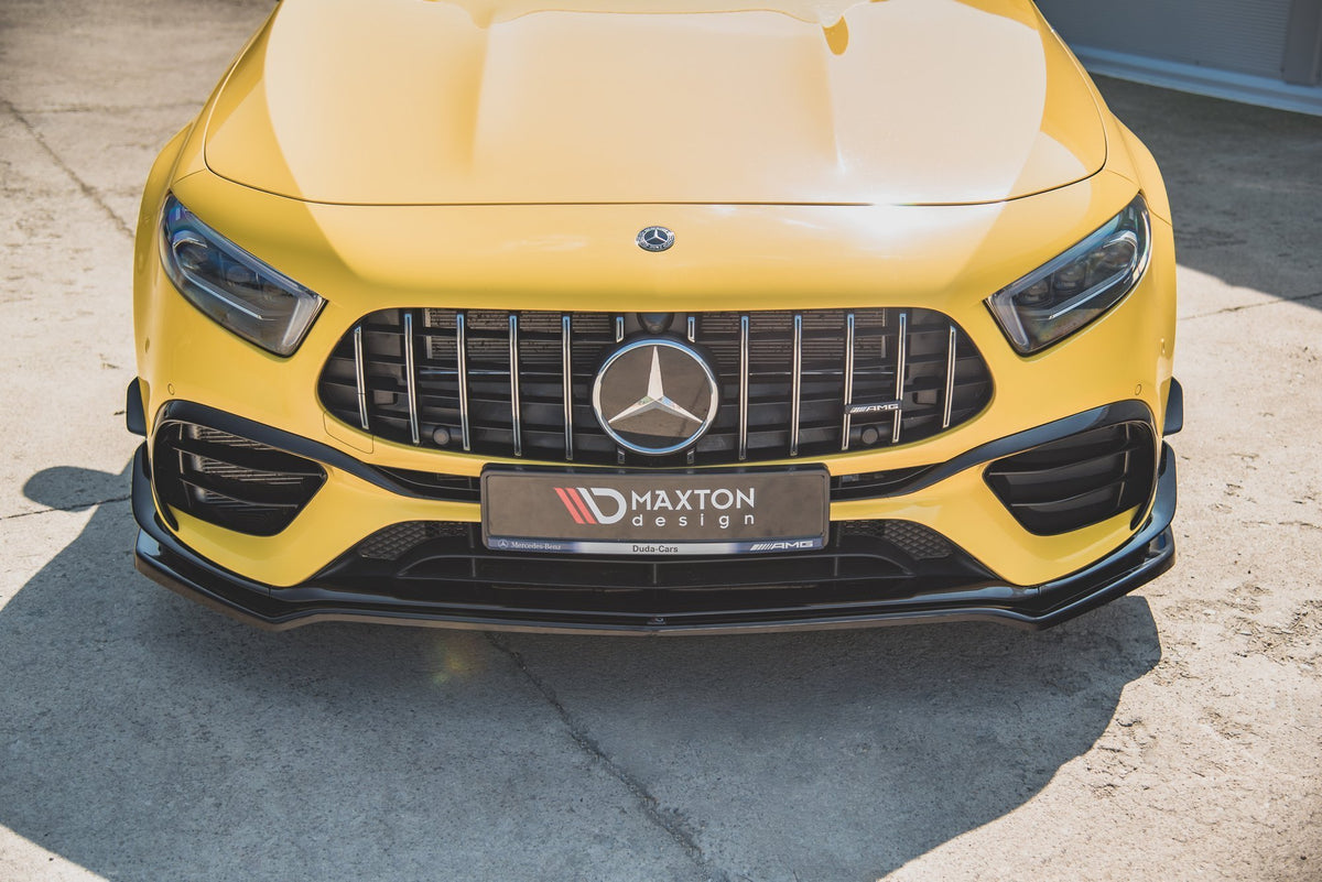 Front Splitter V.1 Mercedes-AMG A 45 S W177 Maxton Design Black Göoss ...