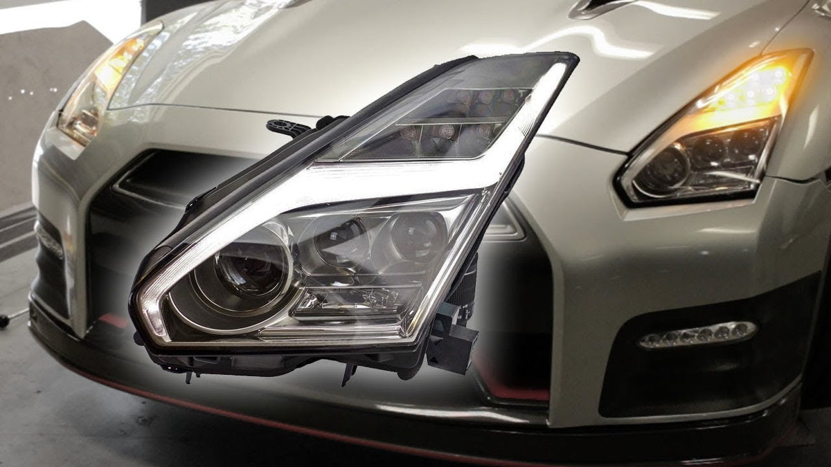 Nissan GTR R35 08+ LED Projector Headlights DEPO LHD – MdS Tuning